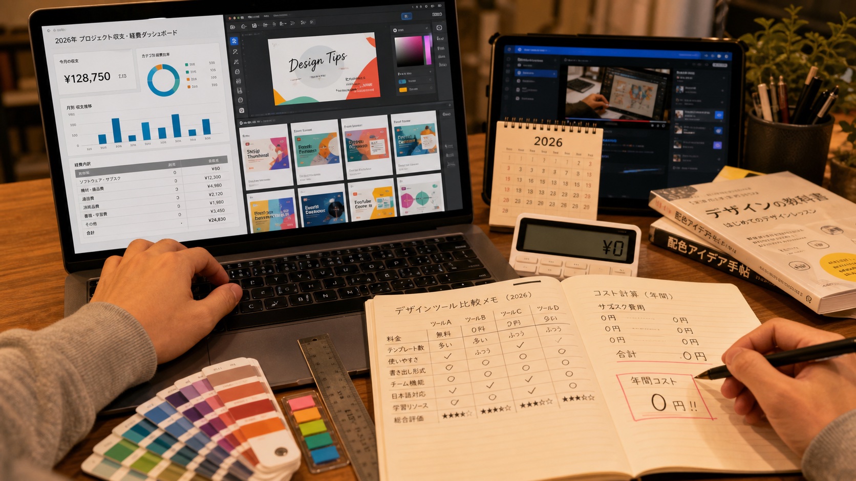 Canva 代替 無料ツール 2026｜デザイン在宅ワークで使える比較 | @SOHO